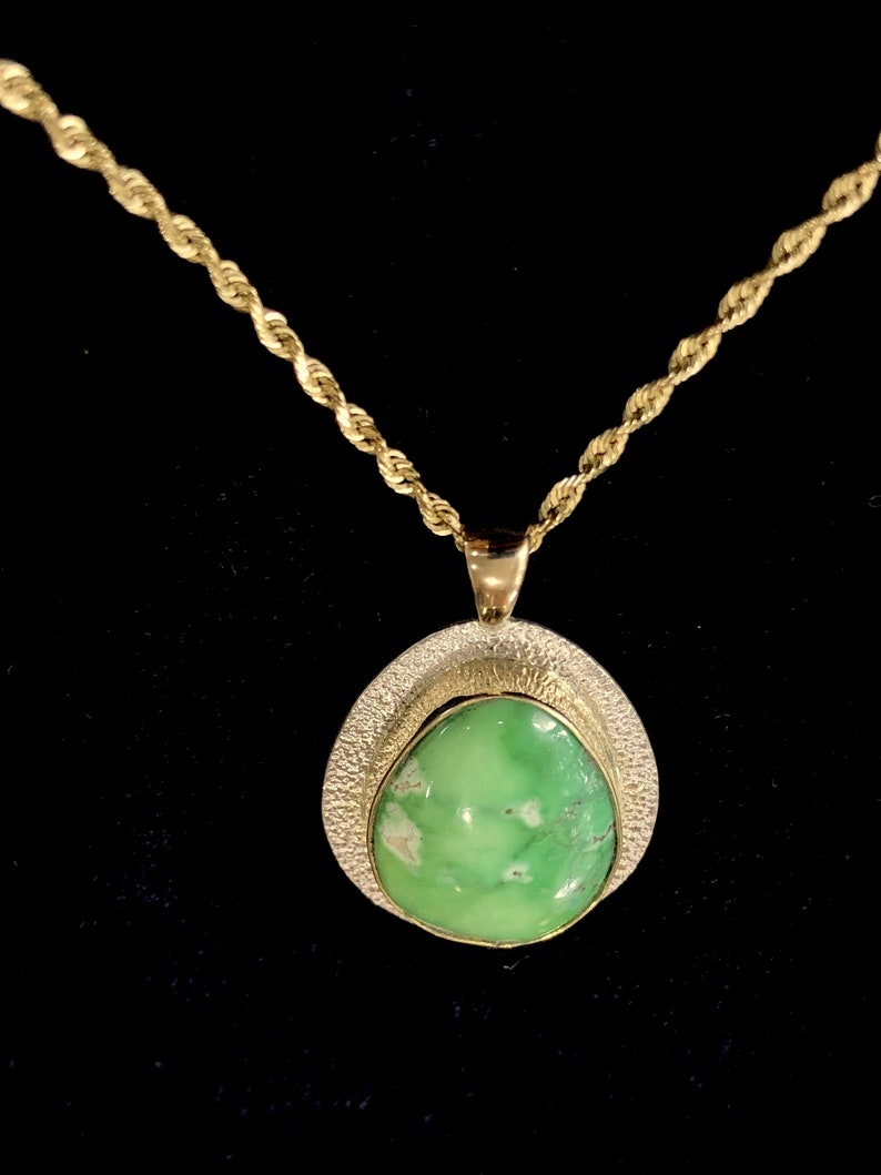Carico Lake Turquoise Necklace Natural Gem Faustite Apple Lime - Etsy