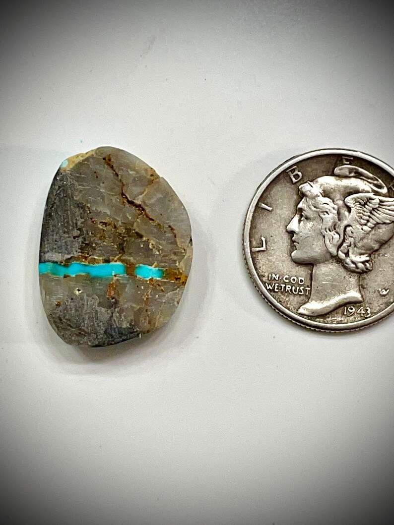 Royston Turquoise Natural Blue & Green Gem High Grade Cabochon 10.2 CTS ...