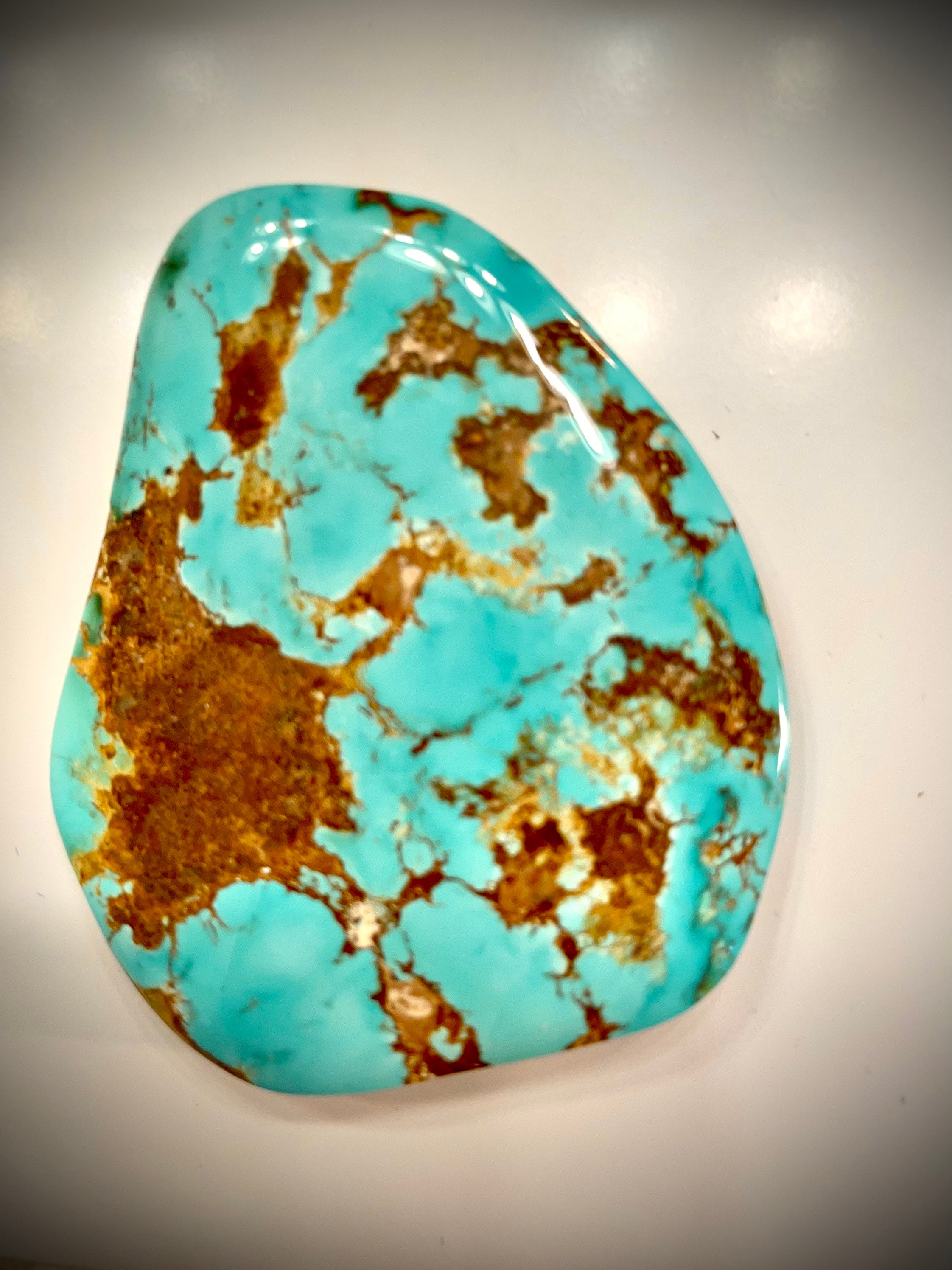 Royston Turquoise Cab Huge Natural Gem Stone High Grade Royal Blue ...