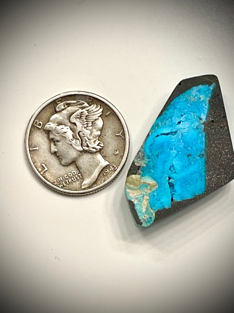 Copper Canyon Turquoise Rare Natural High Grade Water Webbed - Etsy