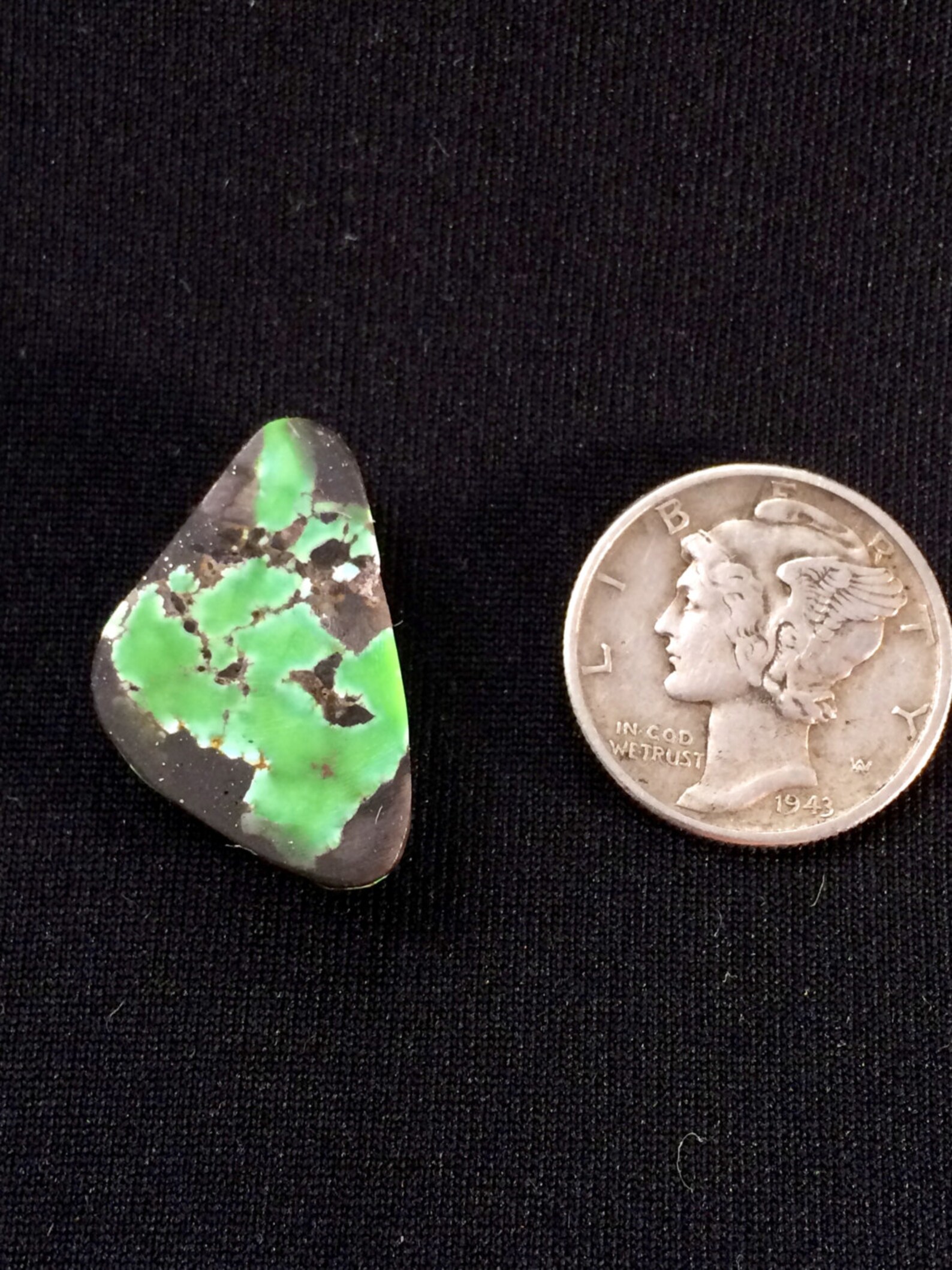 Carico Lake Turquoise Cab Natural Stone Gem Spiderweb Faustite Lime ...