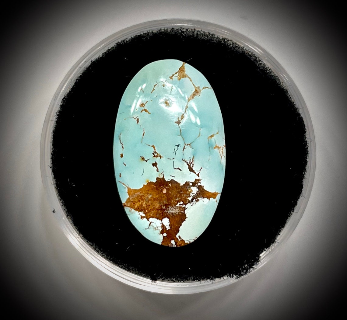 Royston Turquoise Royal Blue Mine Natural Gem Cab High Grade Cabochon 9 ...