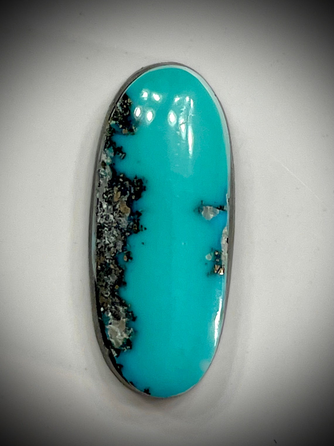 Kingman Turquoise Old Stock Natural Gem High Grade Cabochon Specimen ...