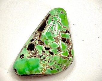 Carico Lake Turquoise Natural Gem Faustite Lime Green Cabochon 17.8 CTS ...