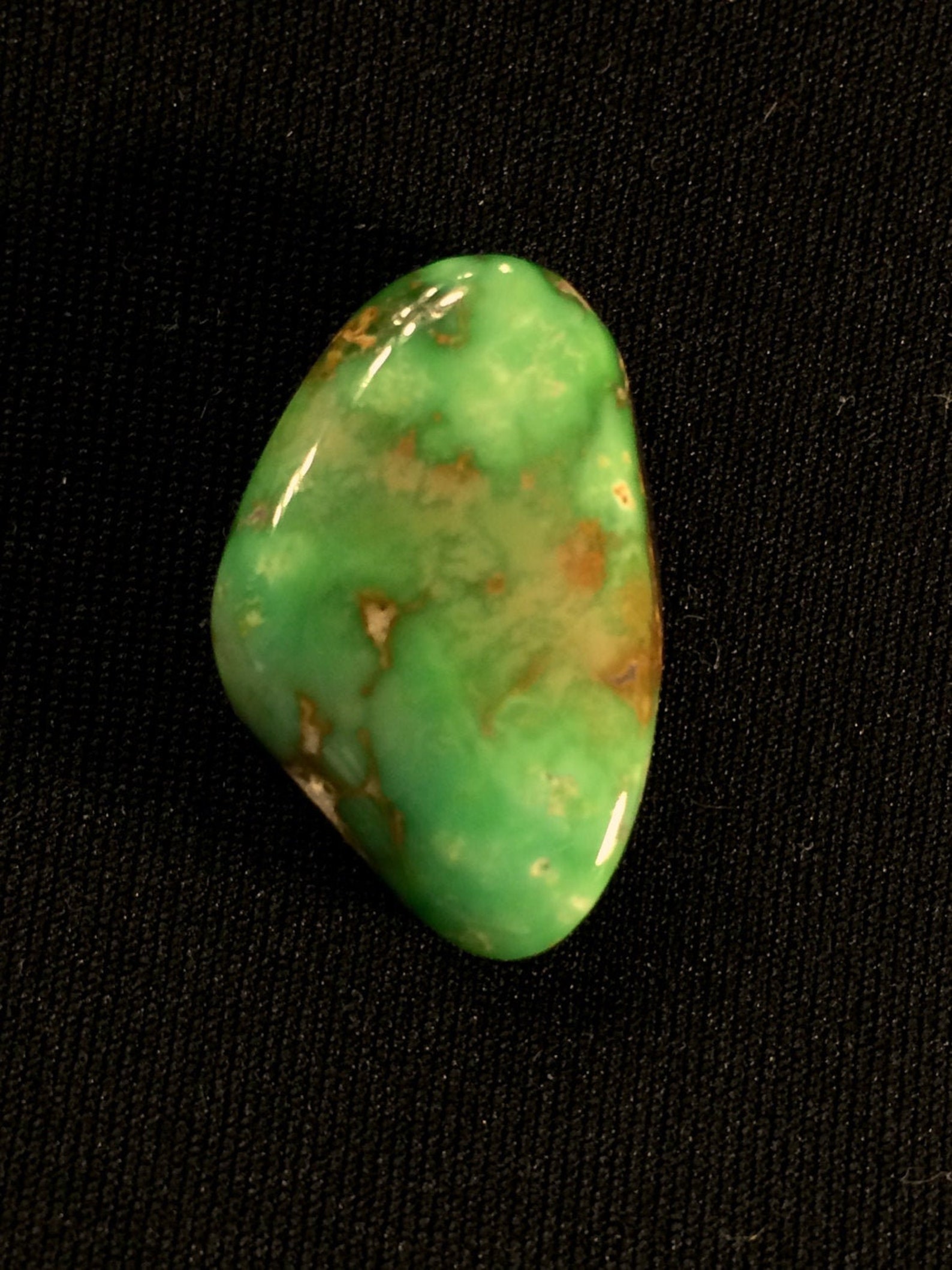 Carico Lake Turquoise Natural Gem Faustite Lime Green Cabochon 17.8 CTS ...