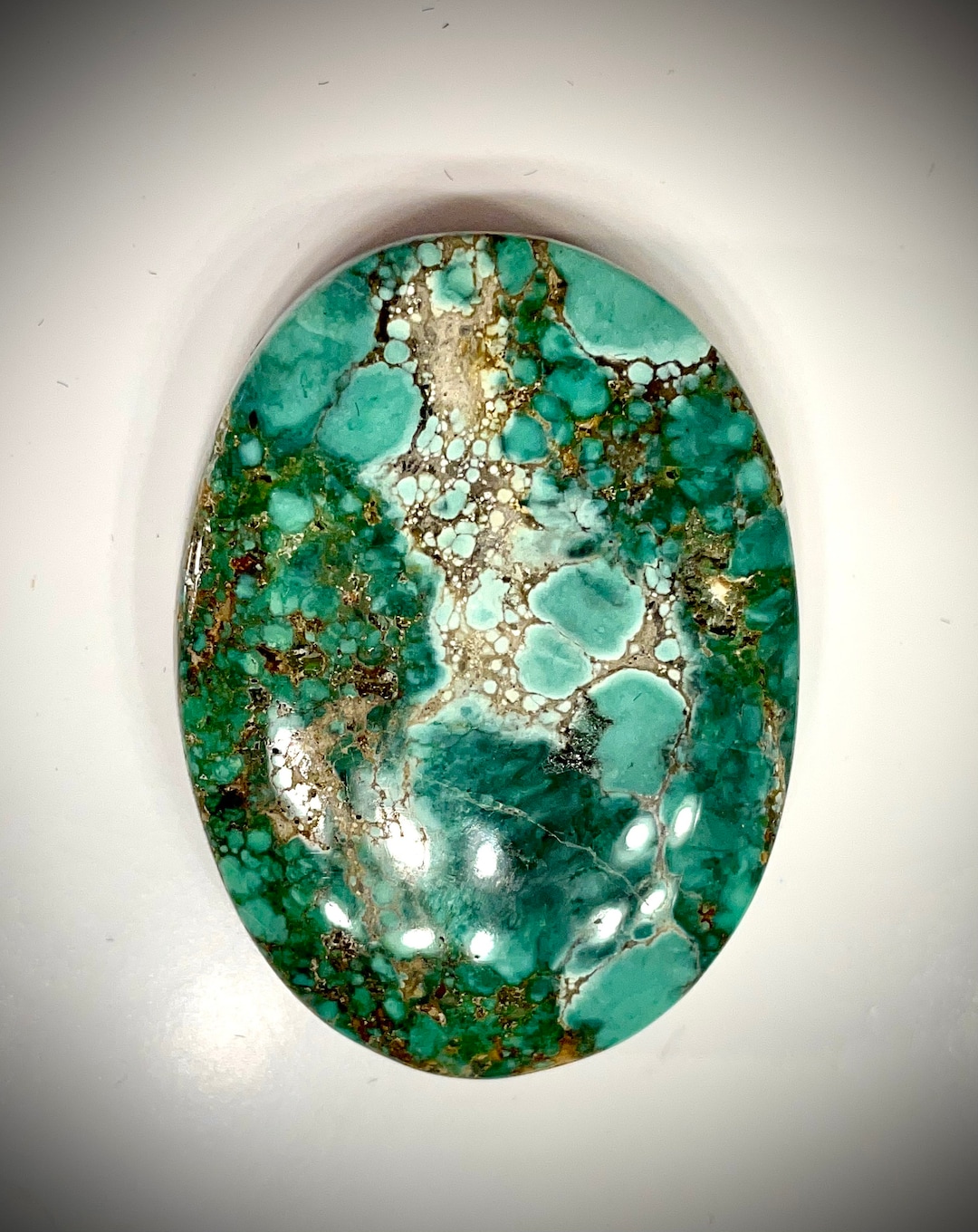 Damele Turquoise Large Natural Green Gem High Grade Cabochon 124.5 CTS ...