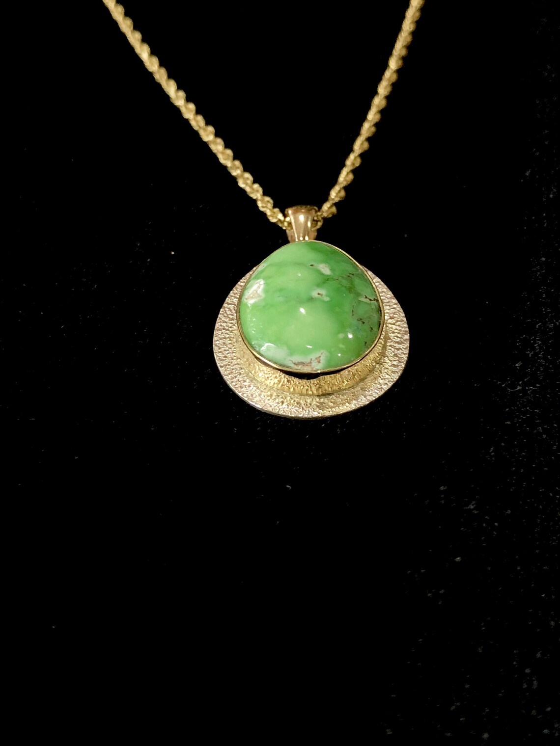 Carico Lake Turquoise Necklace Natural Gem Faustite Apple Lime - Etsy