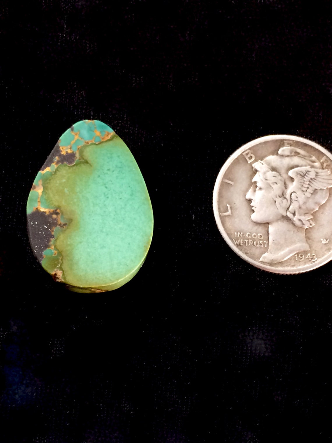 Carico Lake Turquoise Natural Gem Green to Blue Cabochon 15.6 | Etsy