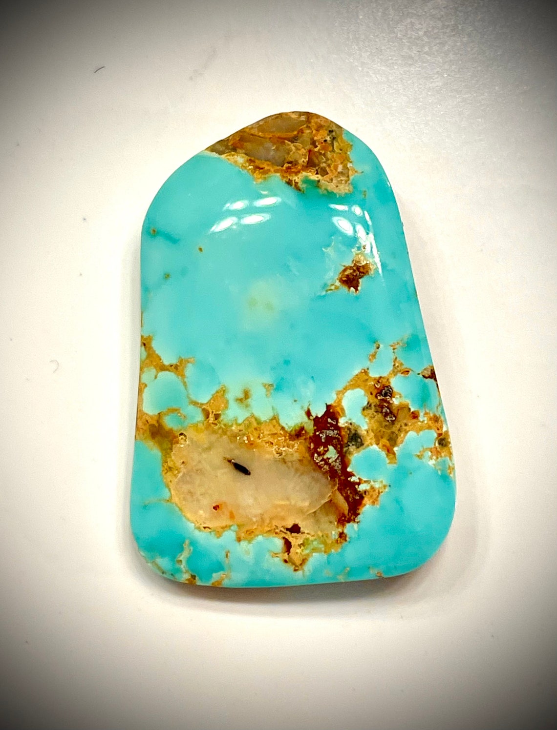 Royston Turquoise Large Blue Natural Gem High Grade Cabochon 20.6 CTS ...