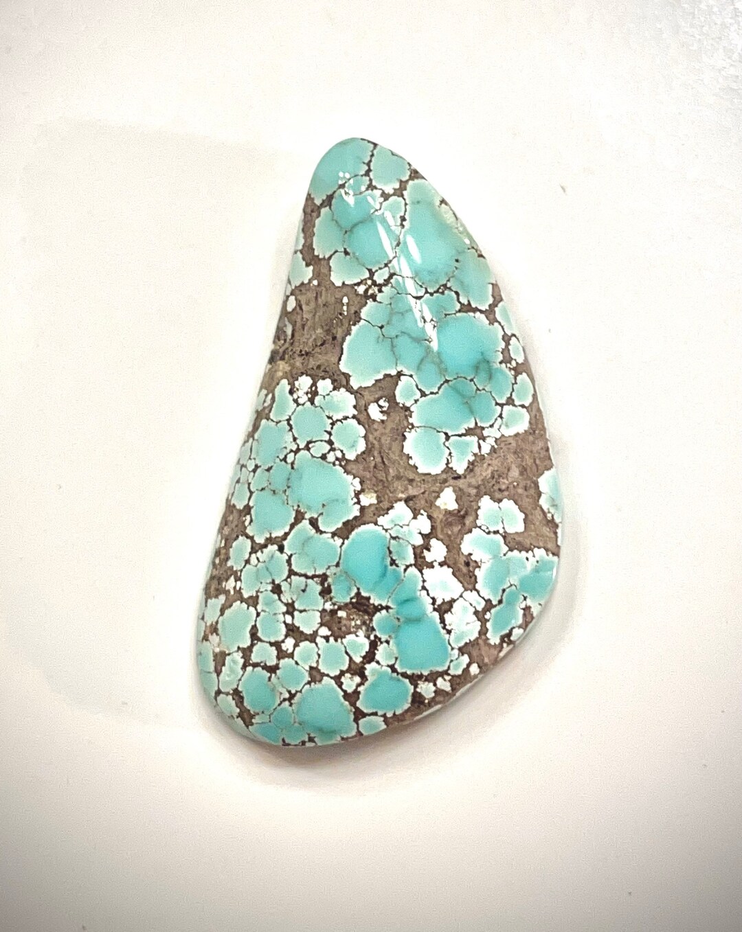 Carico Lake Turquoise Natural Gem Blue Spiderweb Cabochon 19.2 CTS - Etsy