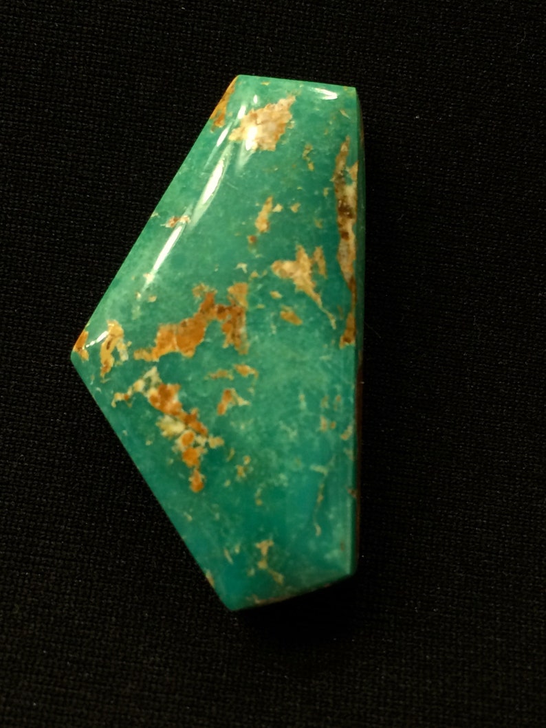 Battle Mountain Blue Gem Turquoise Rare Aqua Green Natural High Grade ...