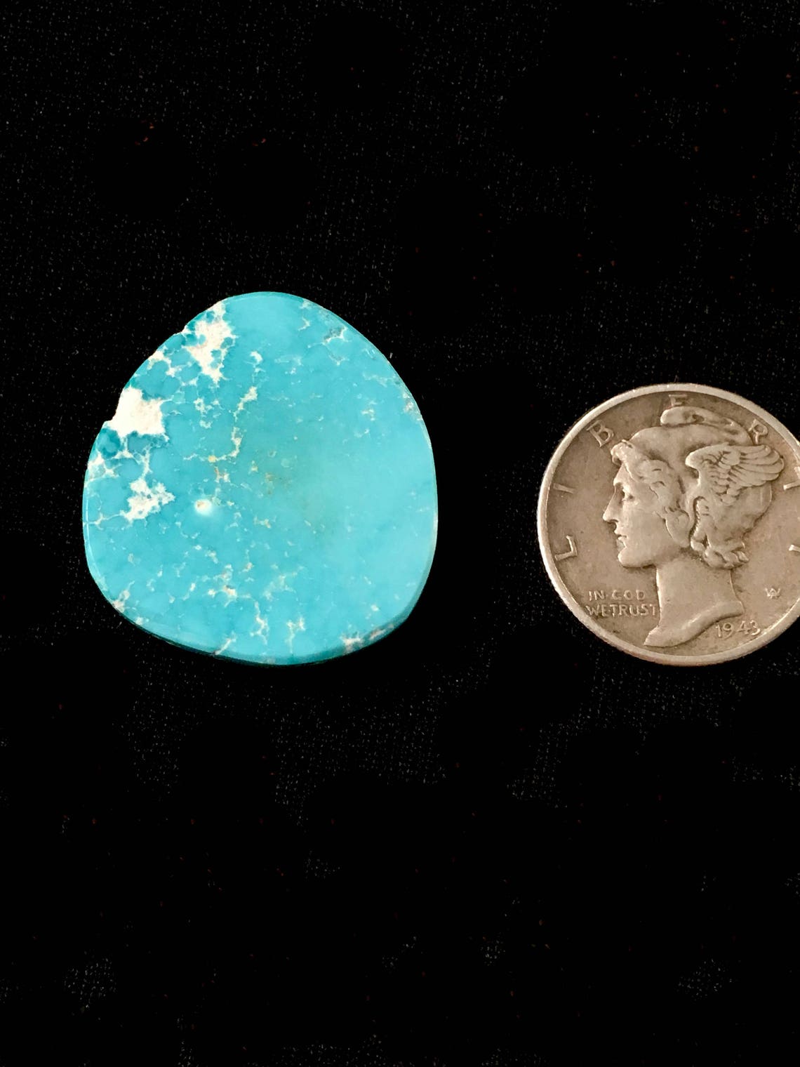 Fox Turquoise Natural Rare Gem Blue Cabochon 21.5 CT - Etsy