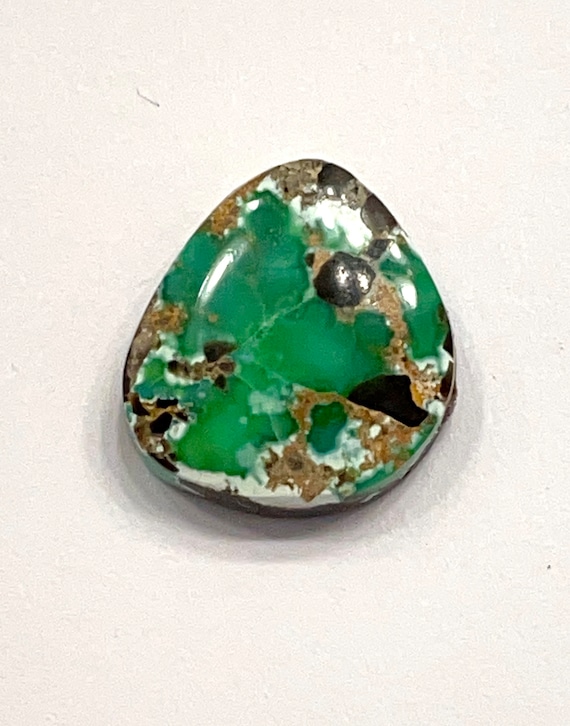 Carico Lake Turquoise Natural Gem Faustite Lime Green Cabochon ...