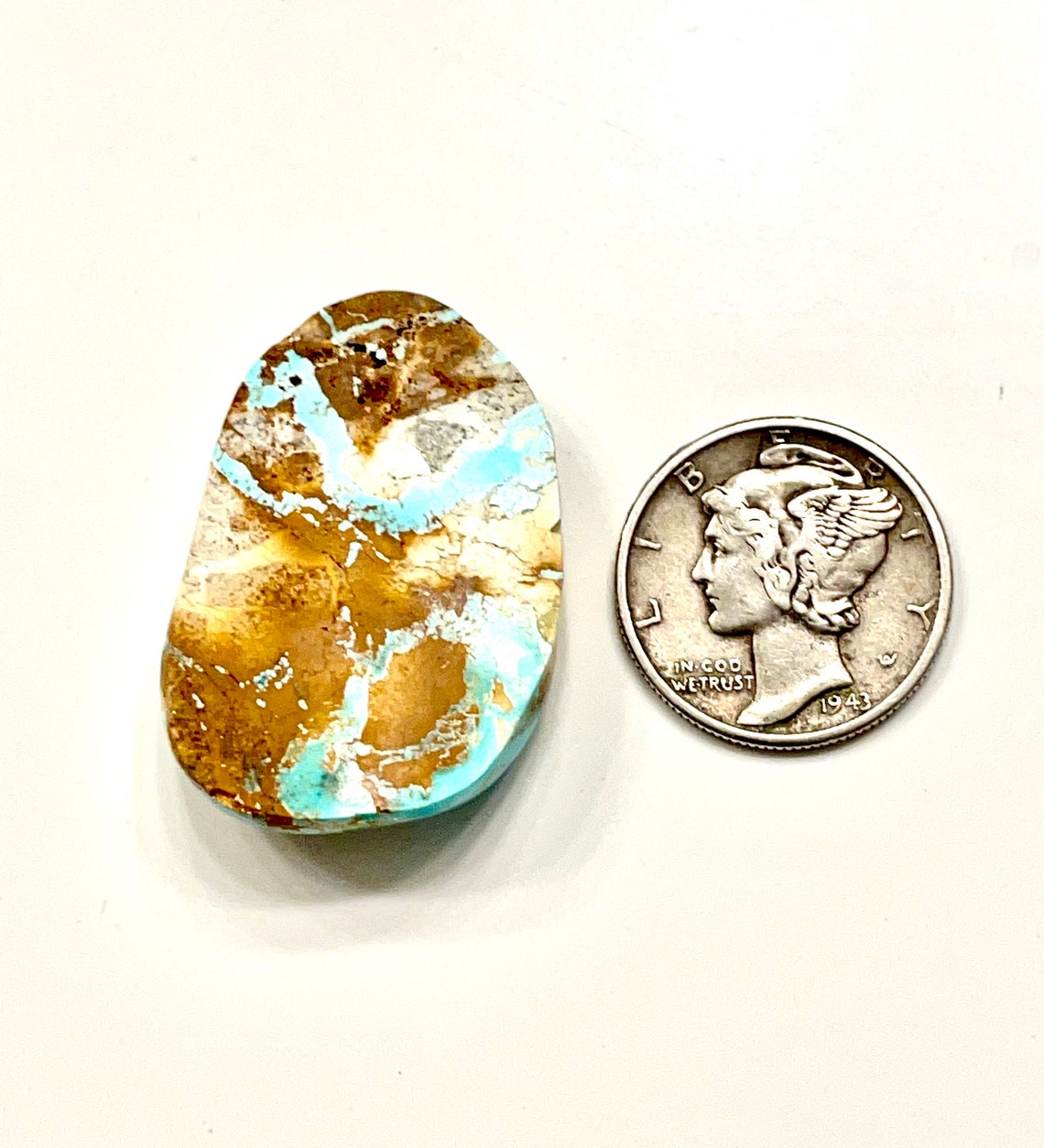 Royston Turquoise Natural Gem High Grade Cabochon Specimen 28.8 CTS - Etsy