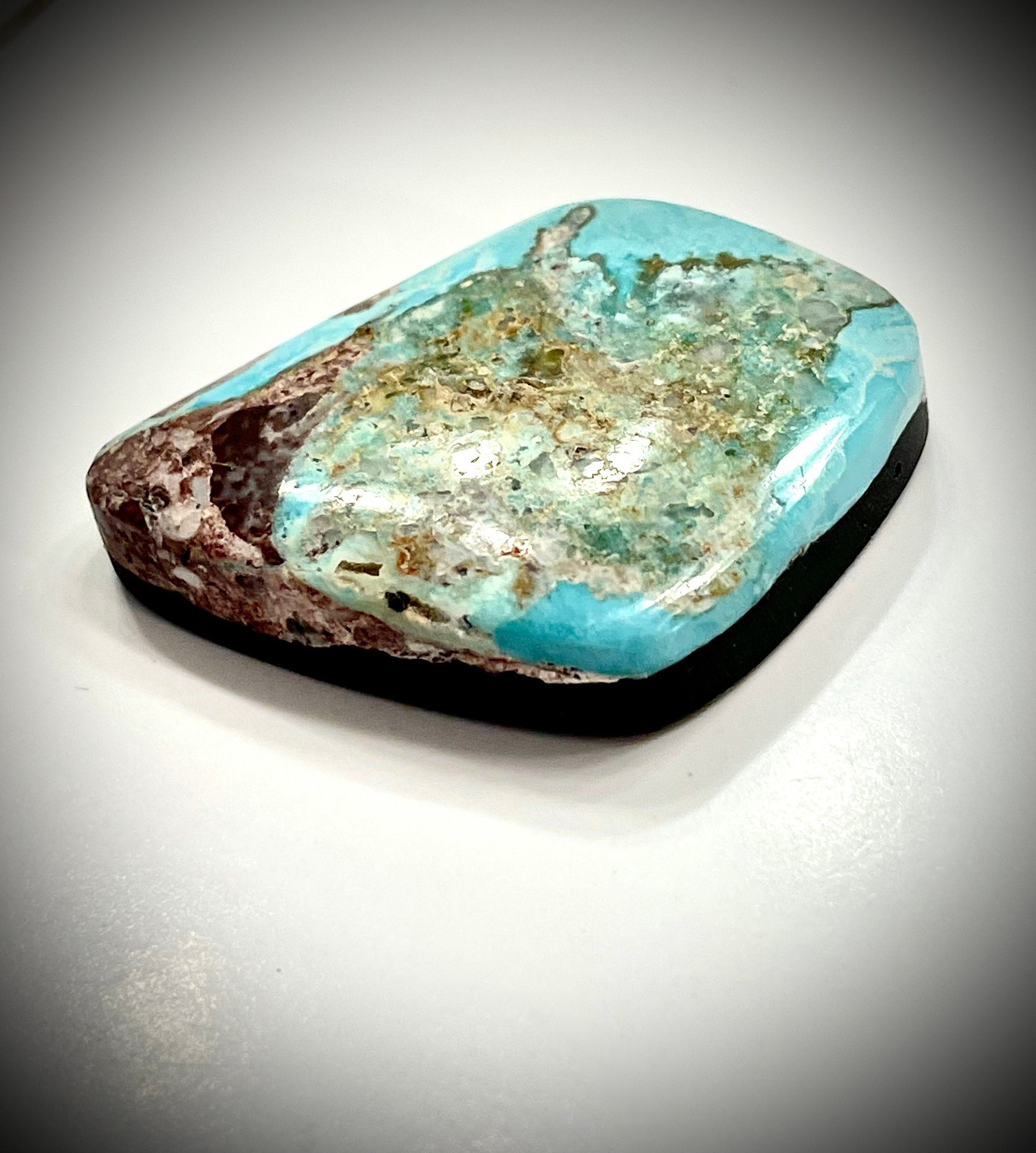 Bisbee Turquoise Natural Lavender Pit Chocolate Gem Blue Cabochon 48 ...