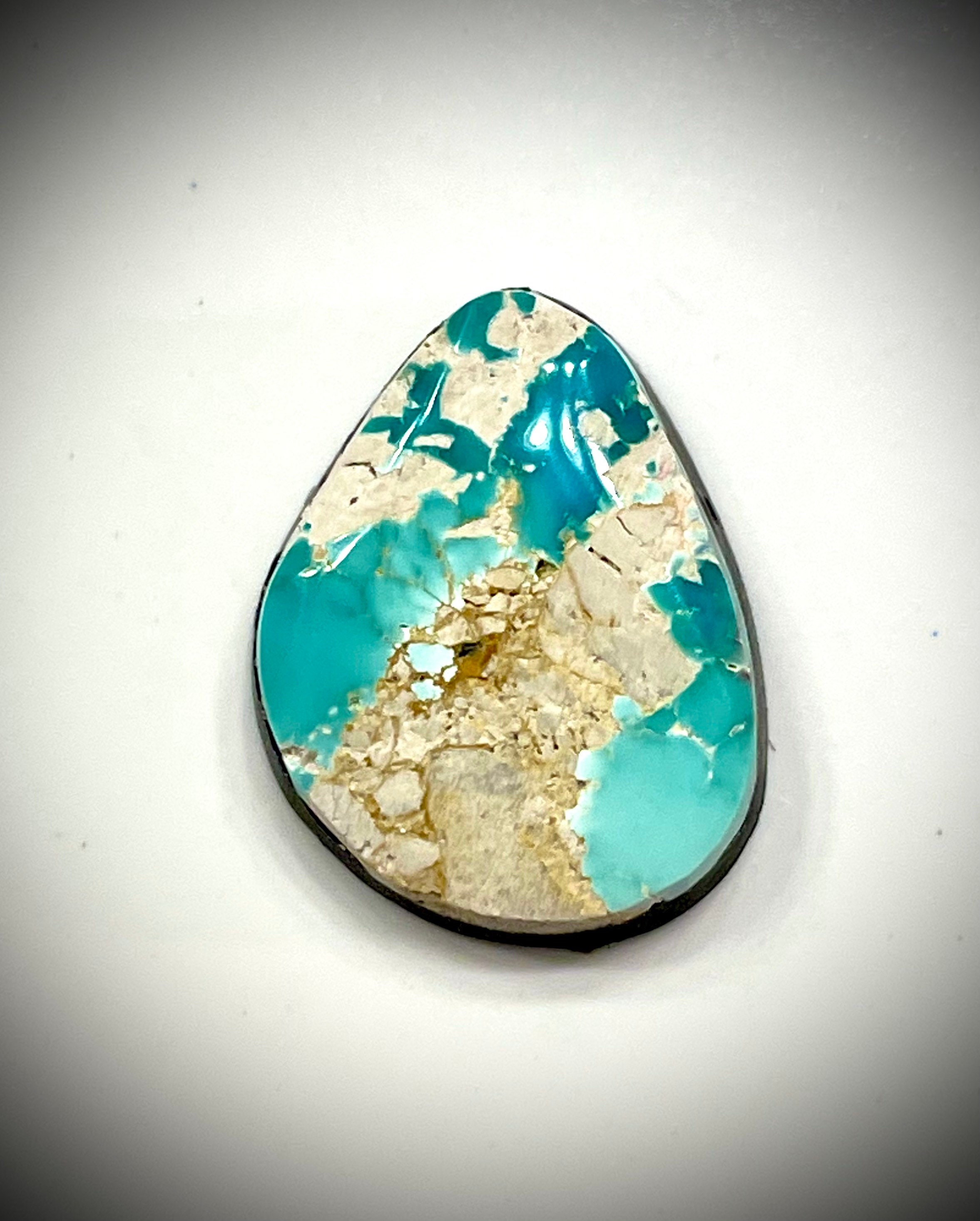 Battle Mountain Blue Gem Turquoise Rare Natural Webbed High Grade ...