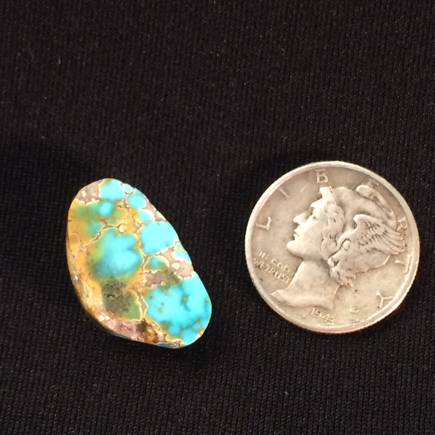 Carico Lake Turquoise Natural Gem Blue Spiderweb Cabochon 8.6 CTS - Etsy