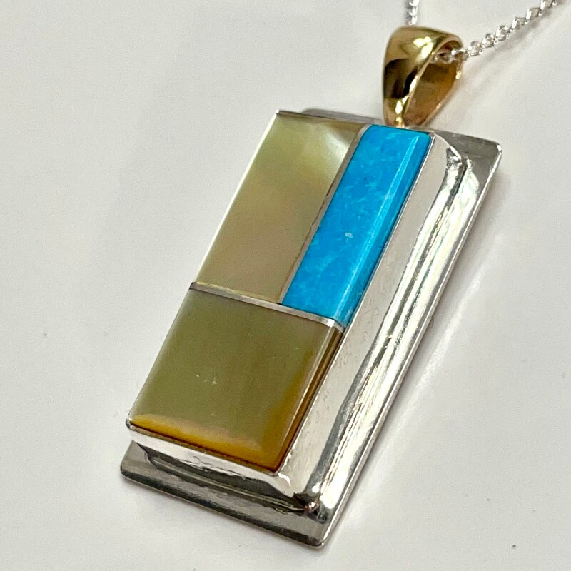 Intarsia Pendant - Etsy