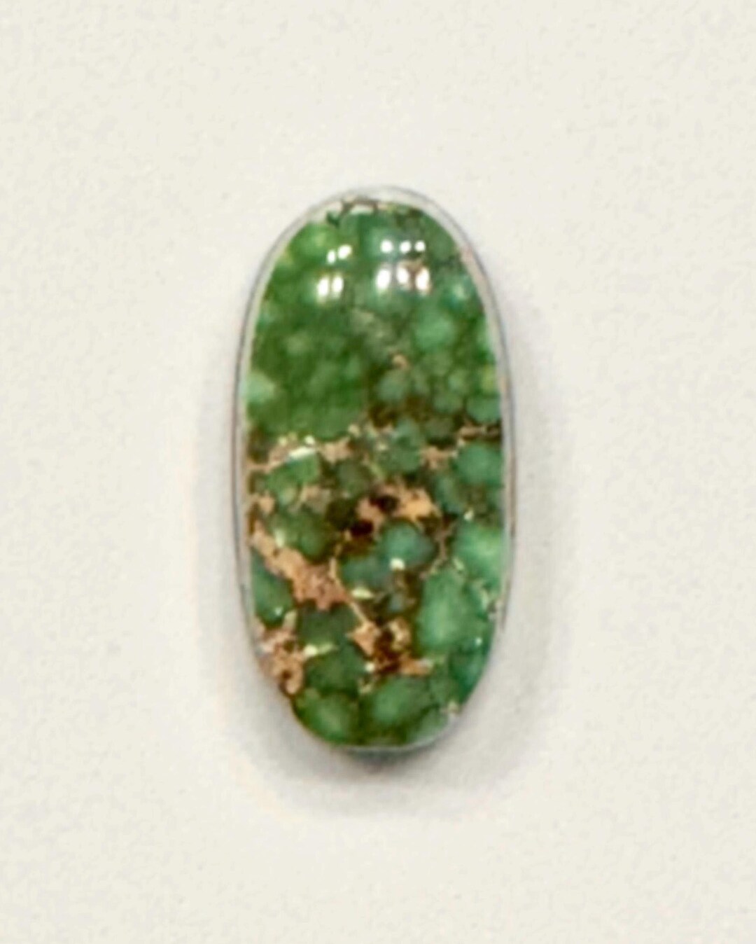 Carico Lake Turquoise Natural Gem Faustite Lime Green Spiderweb Old ...