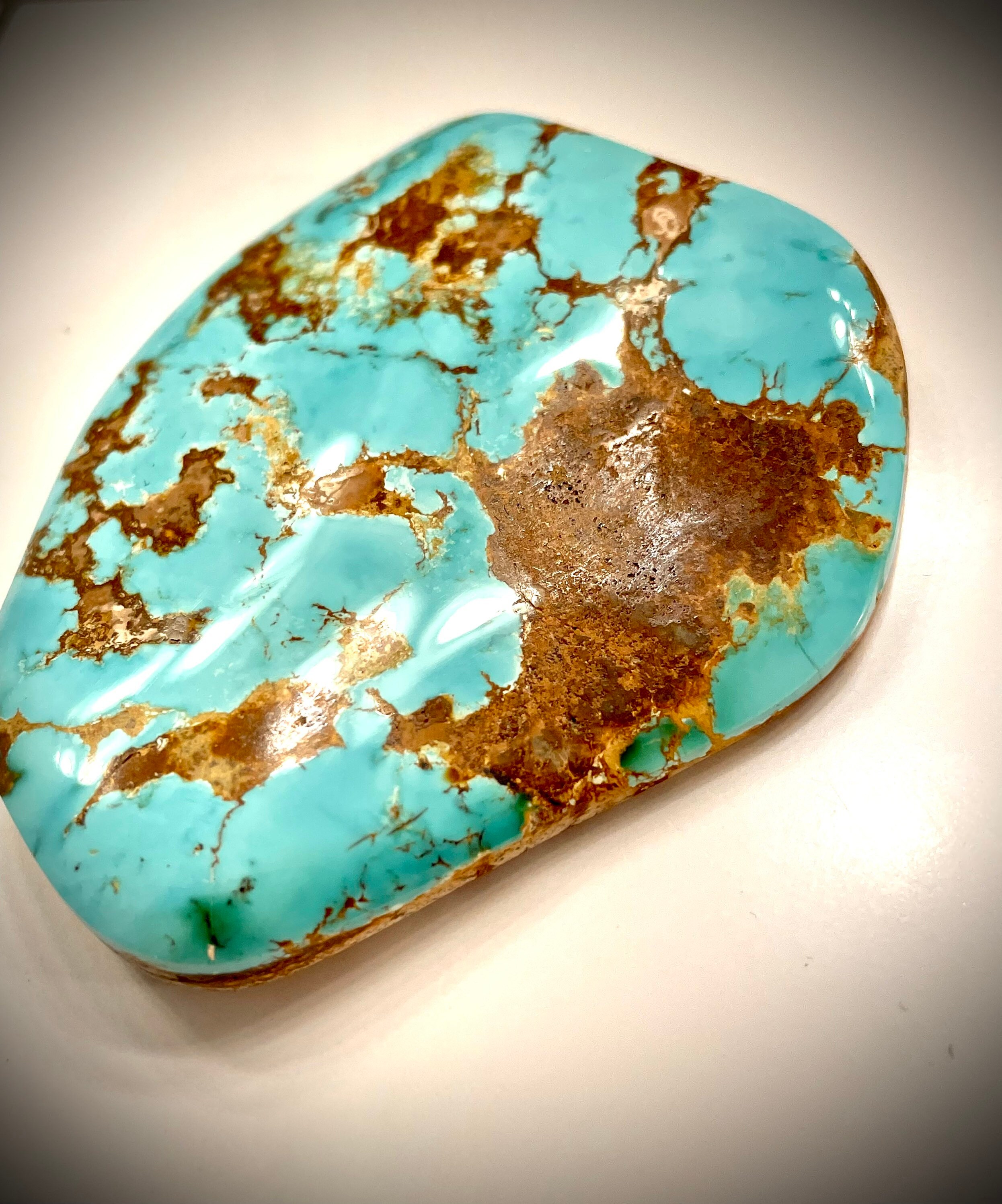 Royston Turquoise Cab Huge Natural Gem Stone High Grade Royal Blue ...