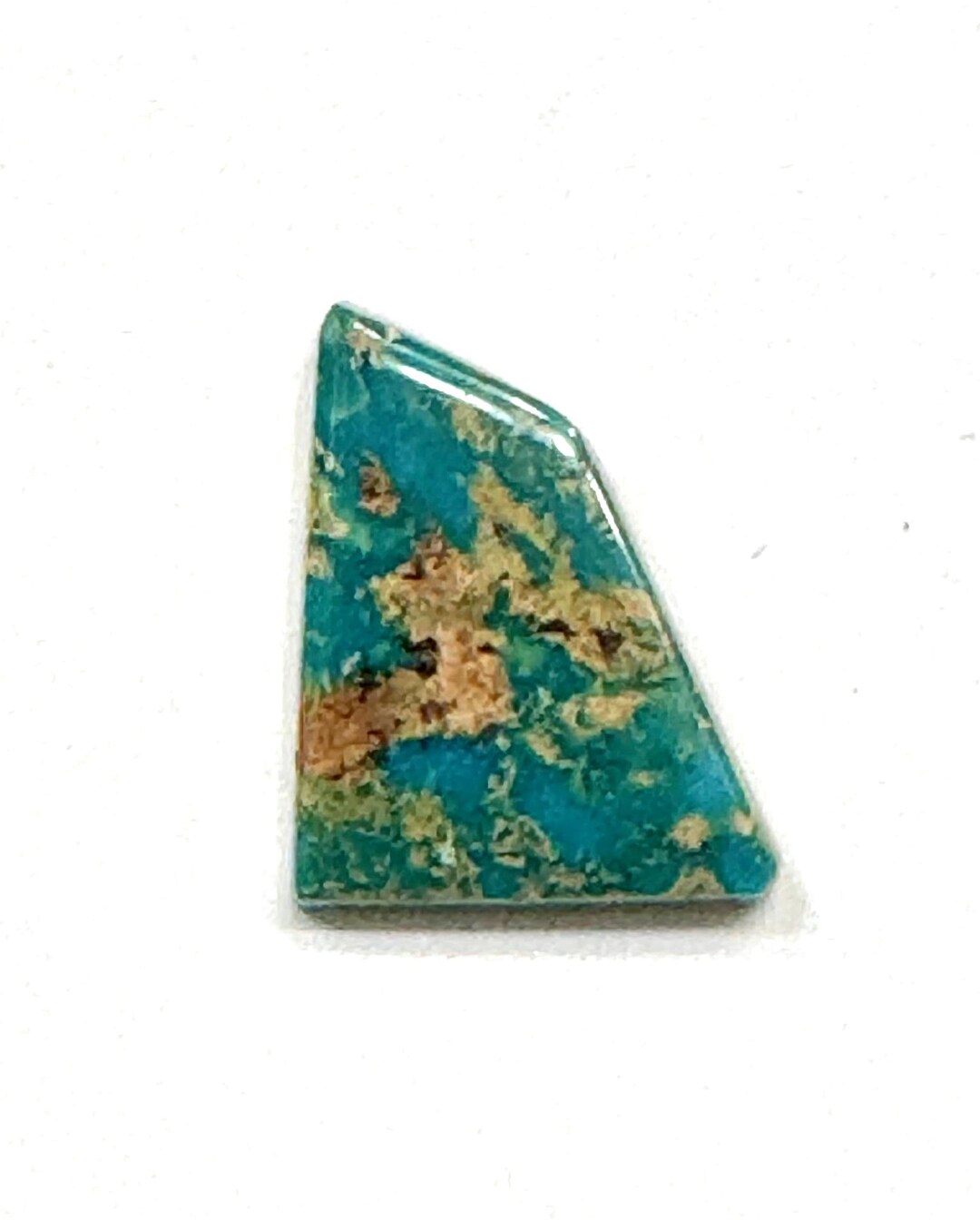 Battle Mountain Blue Gem Turquoise Cabochon Rare Intense Deep Blue ...