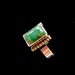Pixie Turquoise Ring Natural Gem Faustite Emerald Green Turquoise ...