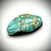 Carico Lake Turquoise Natural Gem Blue and Faustite Green Spiderweb ...
