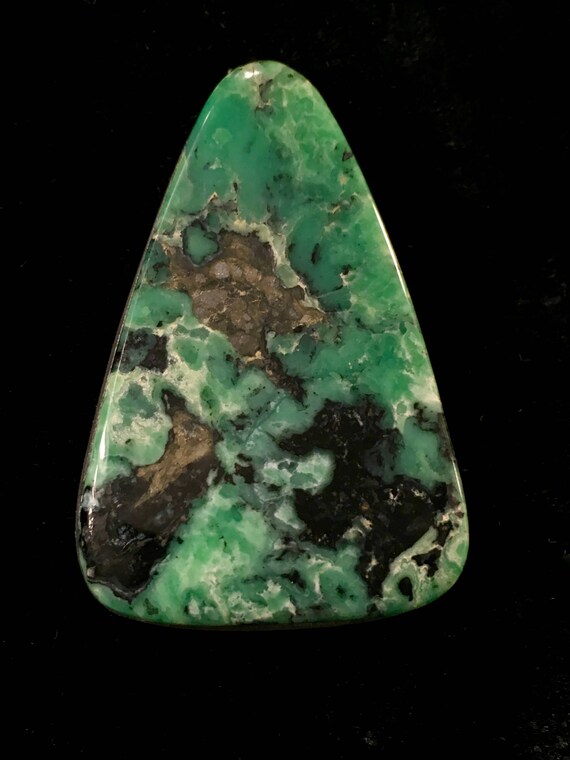 Pixie Turquoise Large Natural Rare Gem Green Faustite Cabochon | Etsy