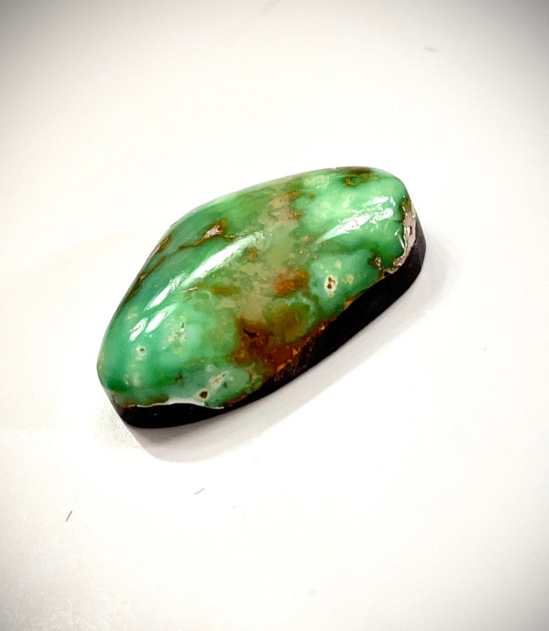Carico Lake Turquoise Natural Gem Faustite Lime Green Cabochon 17.8 CTS ...