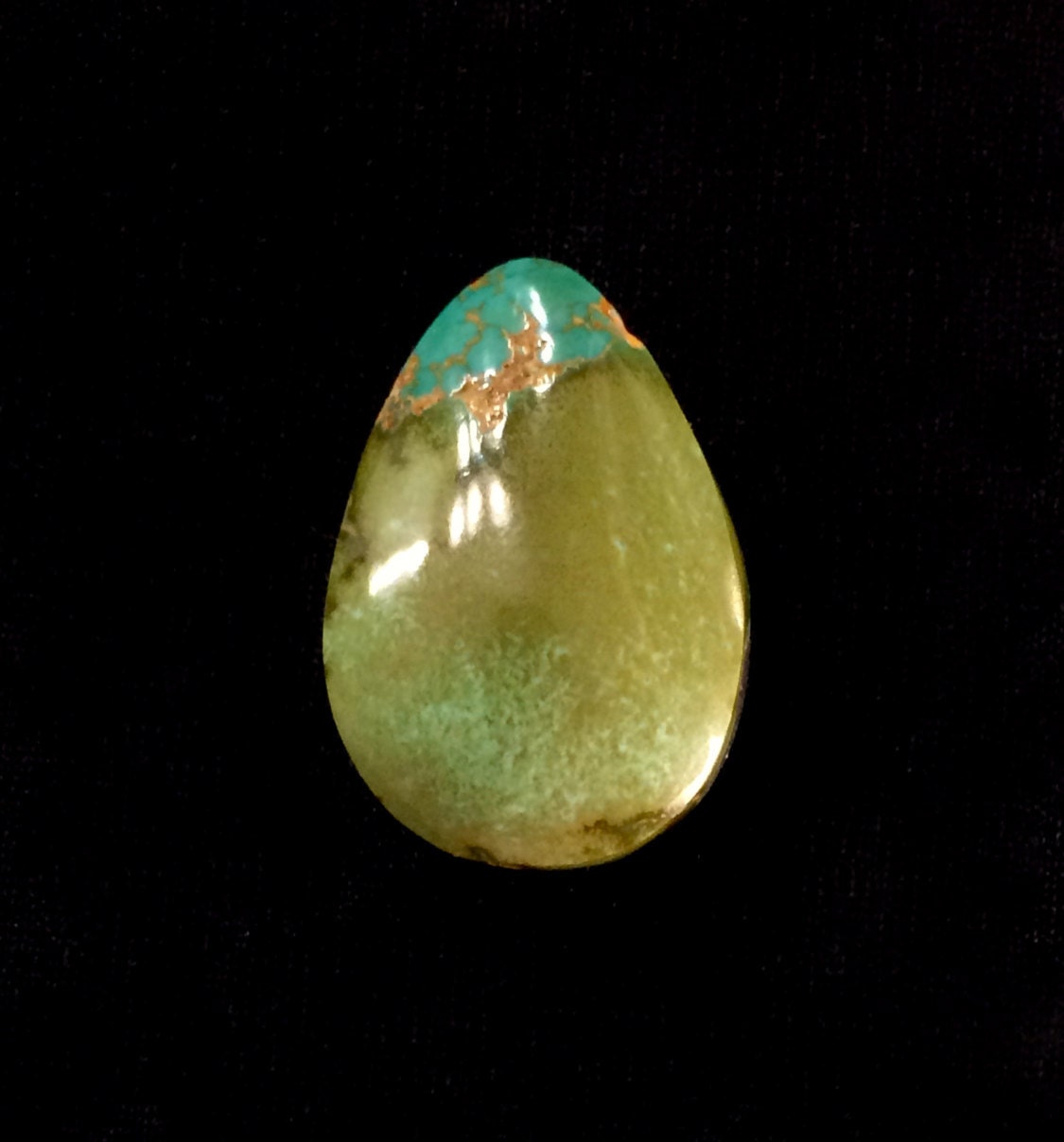 Carico Lake Turquoise Natural Gem Green to Blue Cabochon 15.6 CTS - Etsy