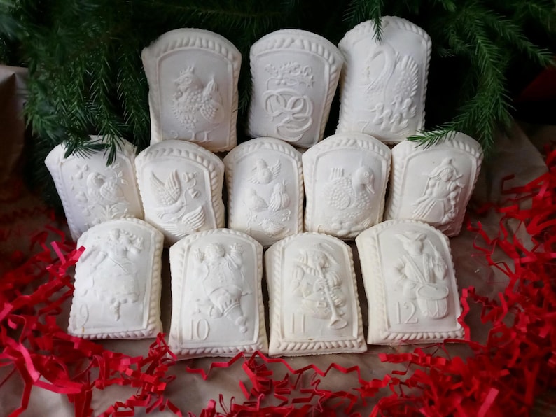 Springerle Christmas Cookies/12 Days of Christmas/springerle Cookies ...