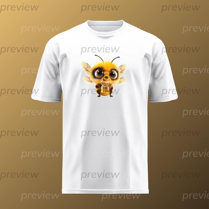 Bumblebees Clipart Bundle, Cute Bees Clipart Bundle, Cute Bees Png ...