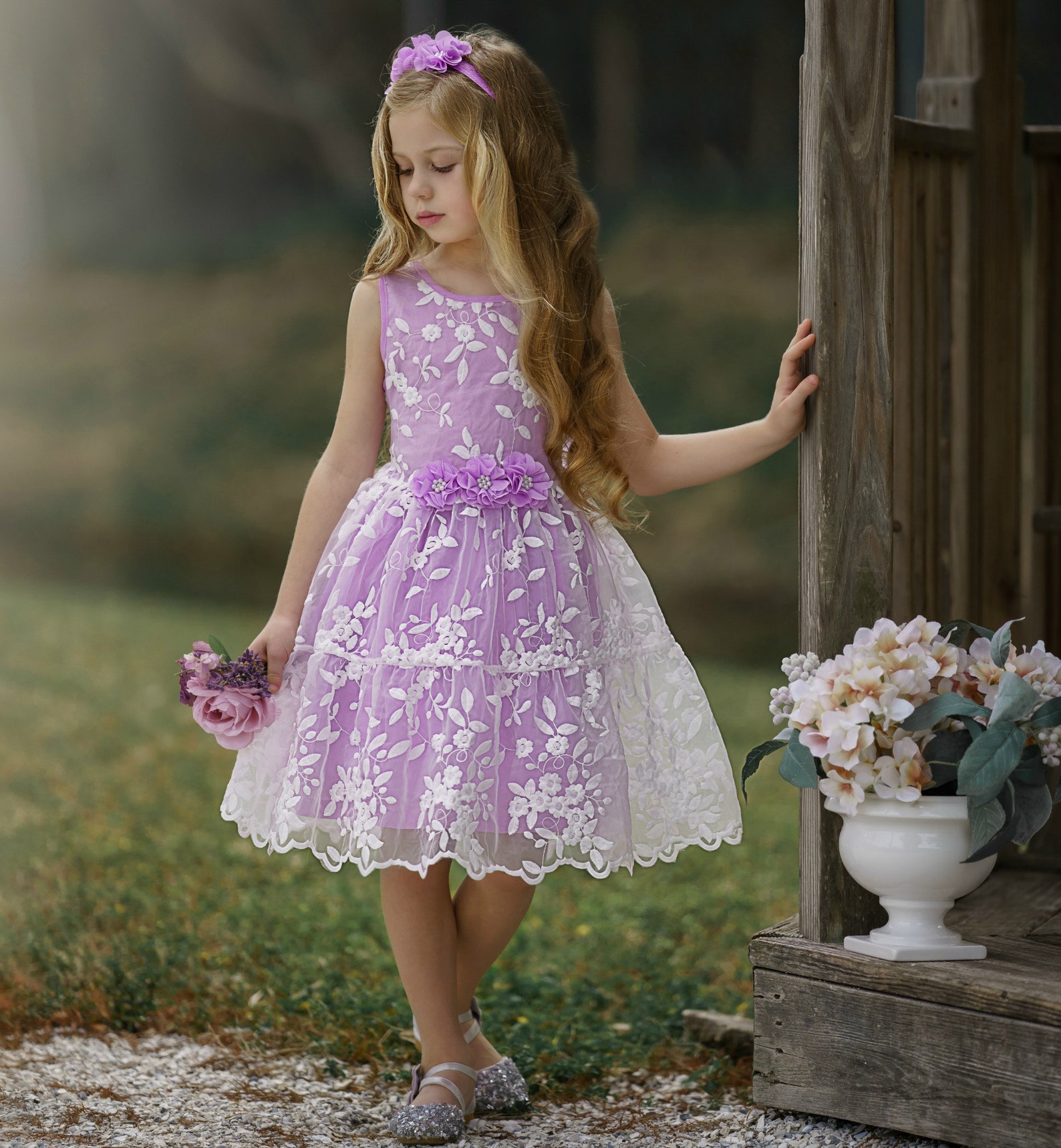 Girls Dress, Lace Flower Girl Dress, Girls Dress, Girls Lace Dress ...