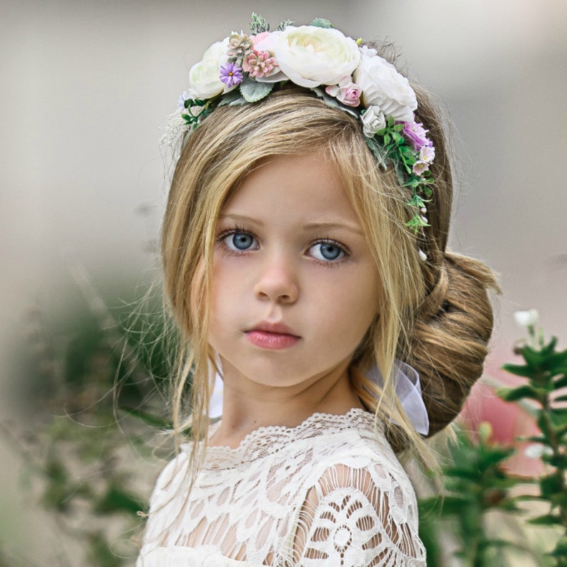 Spring Flower Crown Flower Tiara Floral Crown Flower Halo - Etsy