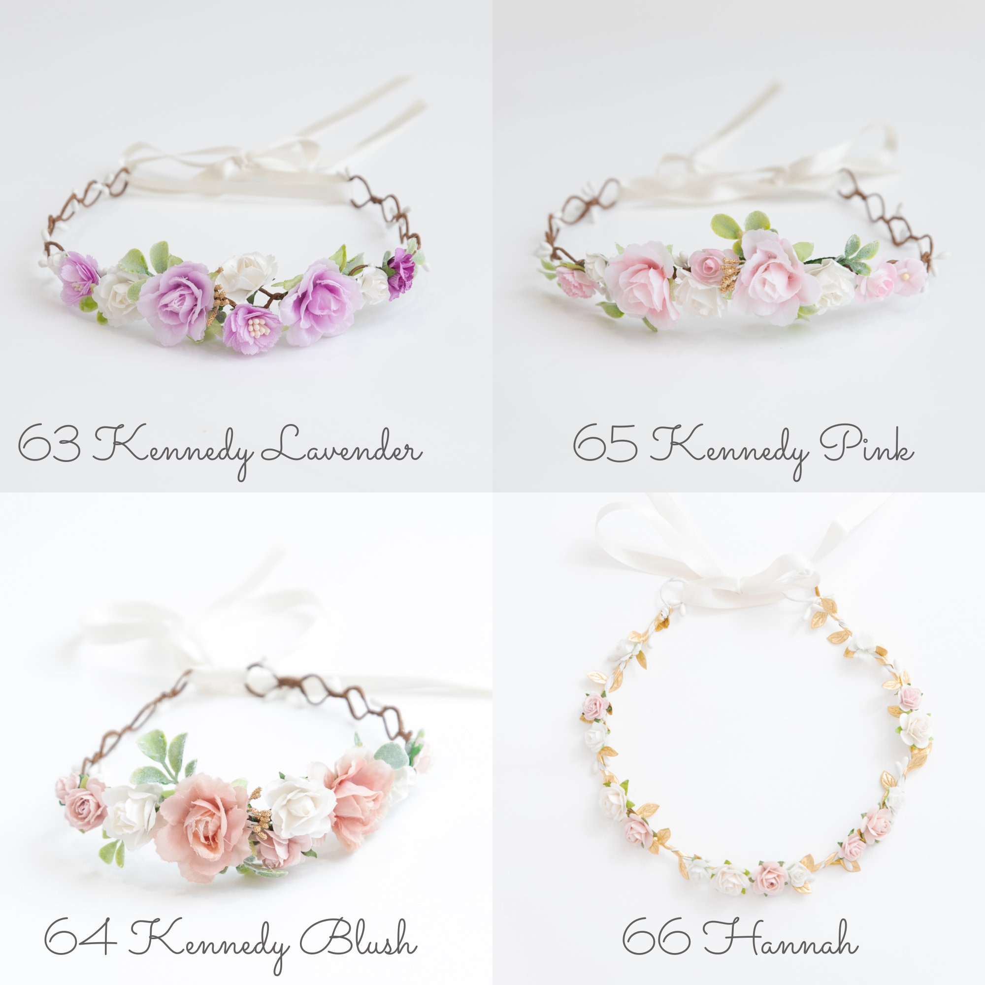 Spring Flower Crown, Flower Tiara, Floral Crown, Flower Halo, Bohemian ...