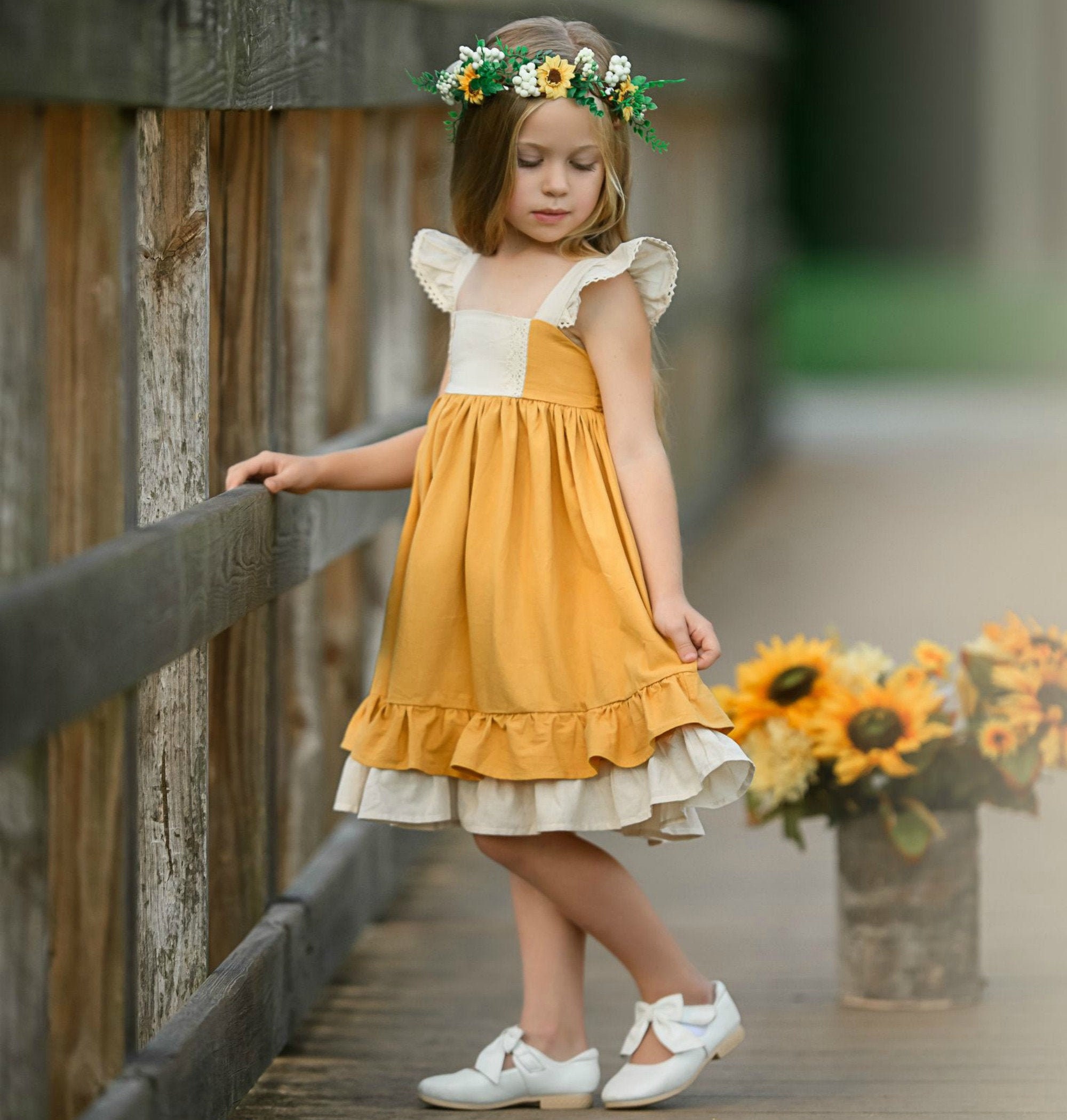 Girls Cotton Dress