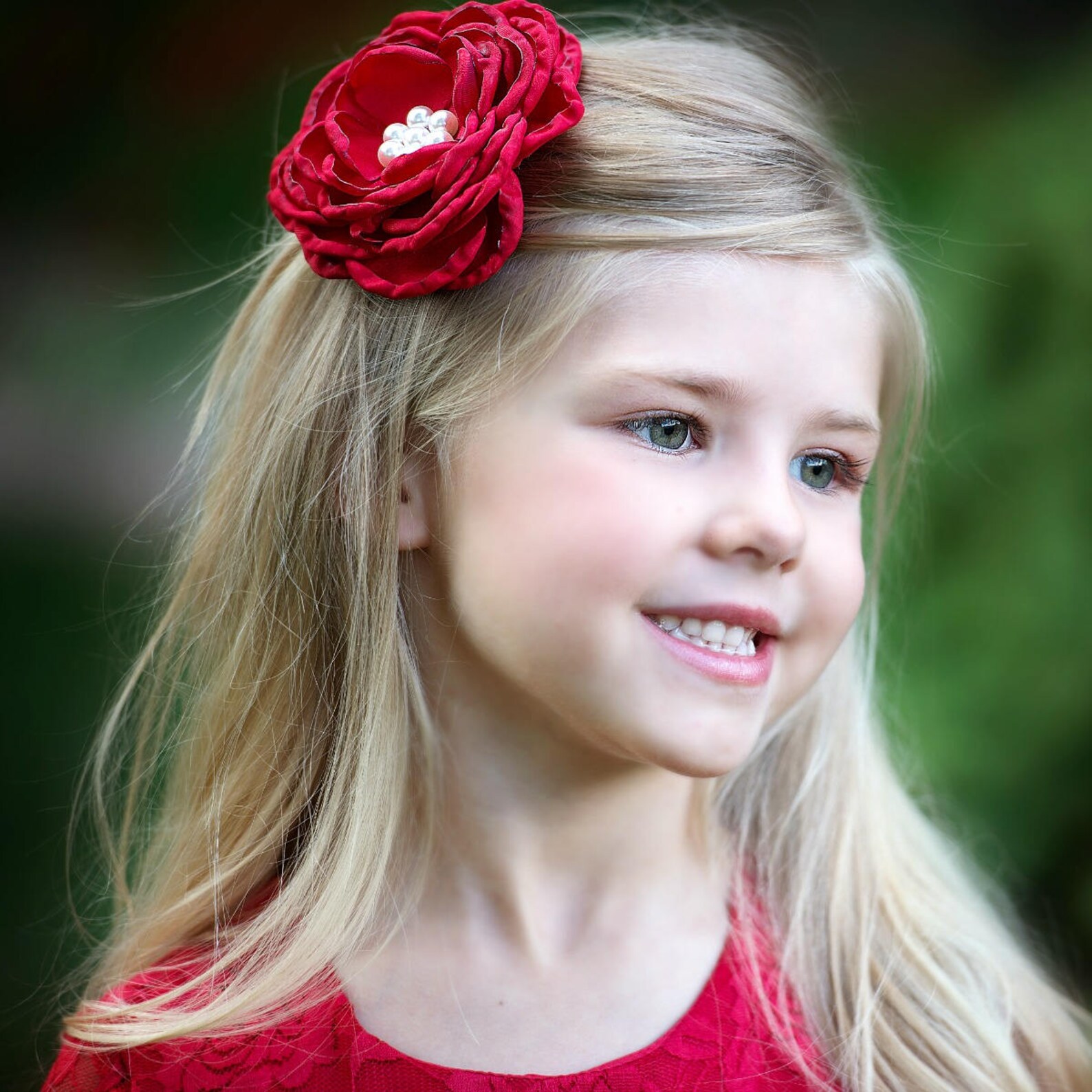 Red Baby Headband newborn Headbandbaby Headbandsflower | Etsy