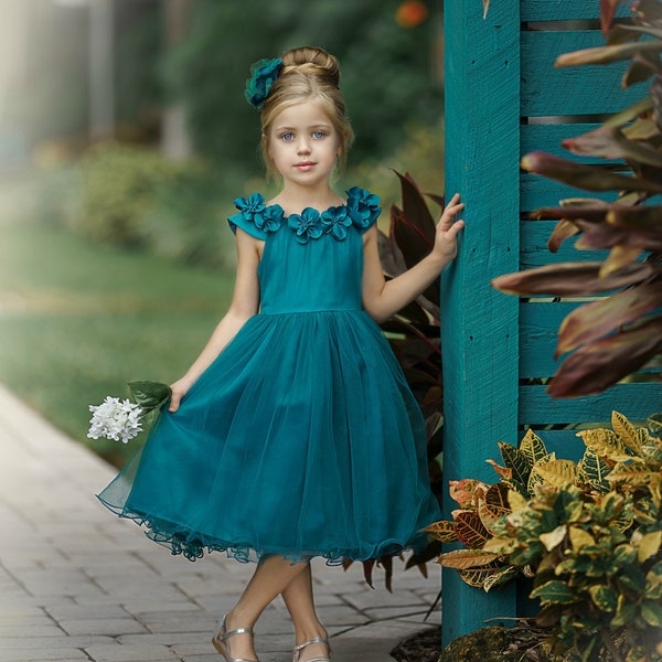 Winter Flower Girl Dress - Etsy