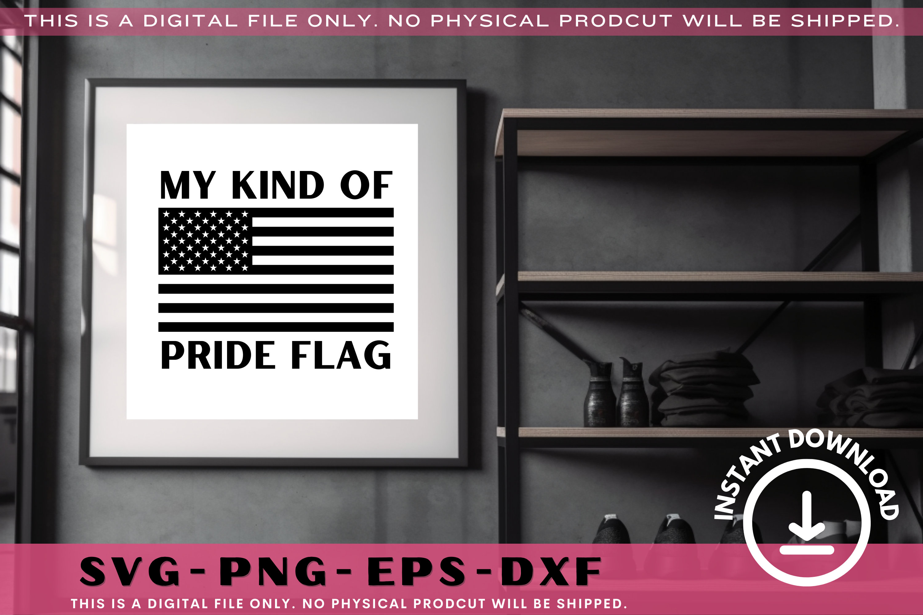 My Kind of Pride Flag Svg Republican Svg Conservative Svg - Etsy