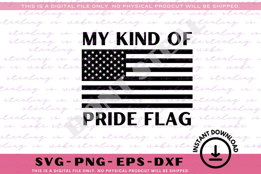 My Kind of Pride Flag Svg, Republican Svg, Conservative Svg, Trump 2024 ...