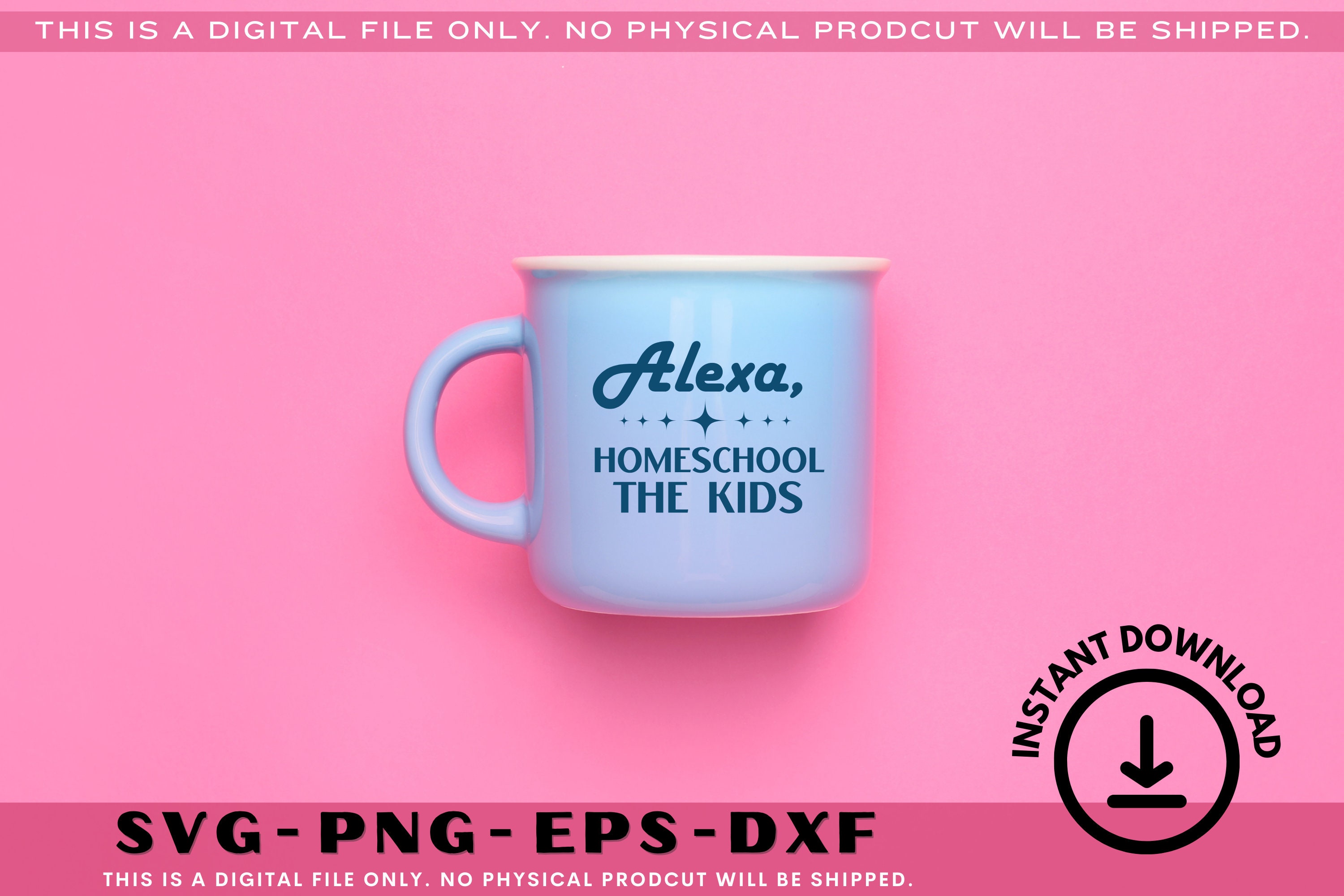 Alexa Homeschool the Kids Svg Alexa Svg Homeschool Svg - Etsy