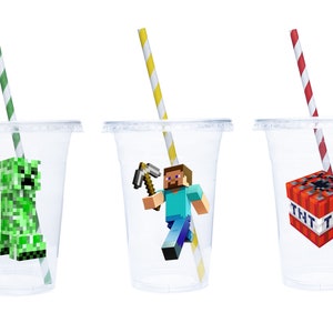 Minecraft Disposable Birthday Party Favor Cup - Etsy