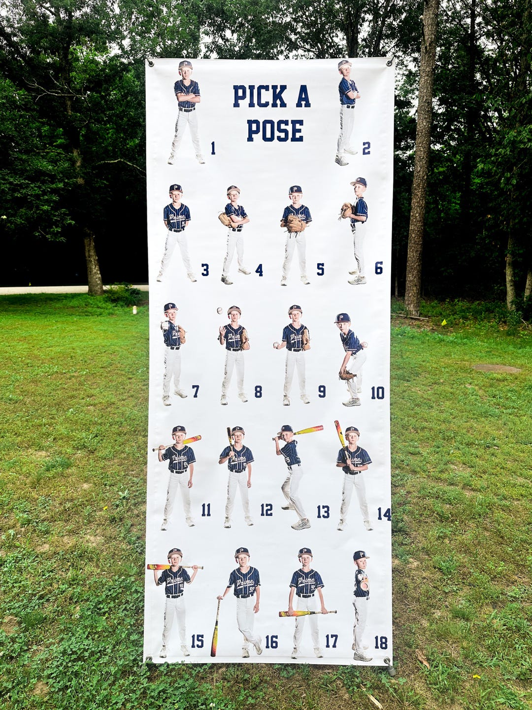 Baseball Pick A Pose Posing Guide - Fully Editable - Etsy
