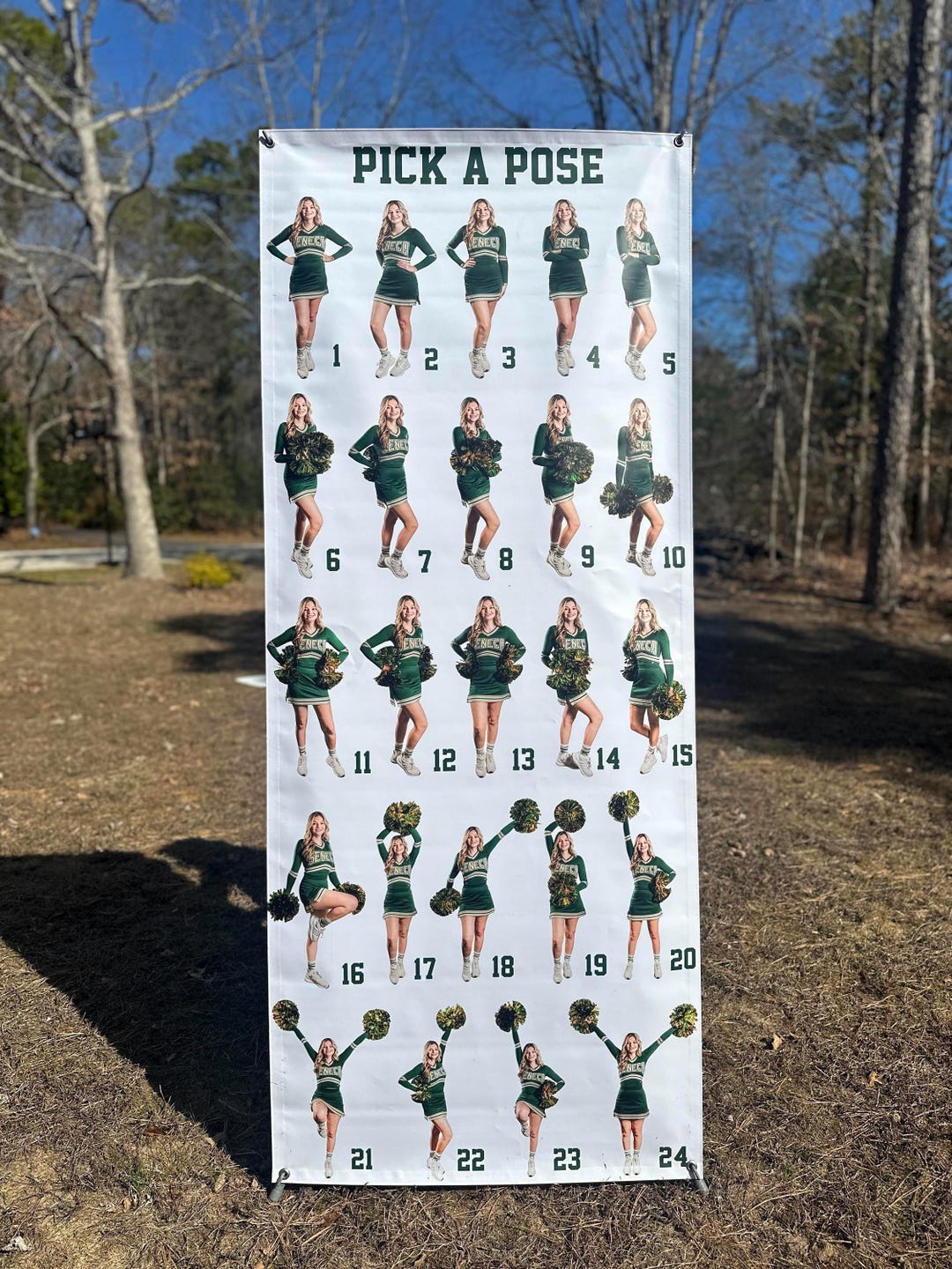 Cheerleading Pick A Pose Posing Guide - Fully Editable - Etsy