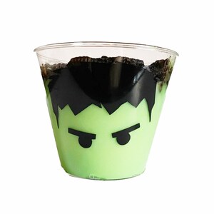 Hulk Pudding Cups - Etsy