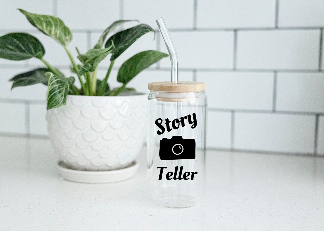 Story Teller Photography Soda Can Glass Coffee Cup Mug - Etsy