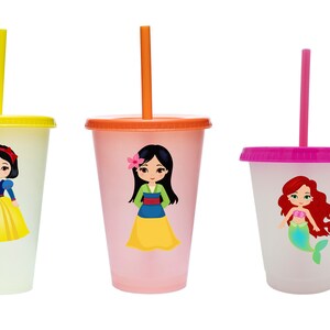 Princess Color Change Cup - Etsy