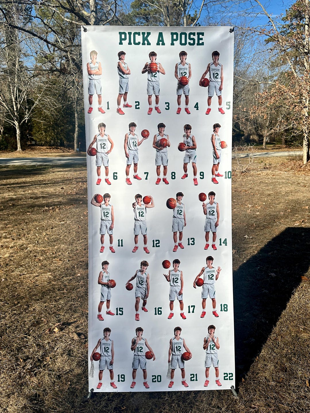 Basketball Pick A Pose Posing Guide - Fully Editable - Etsy