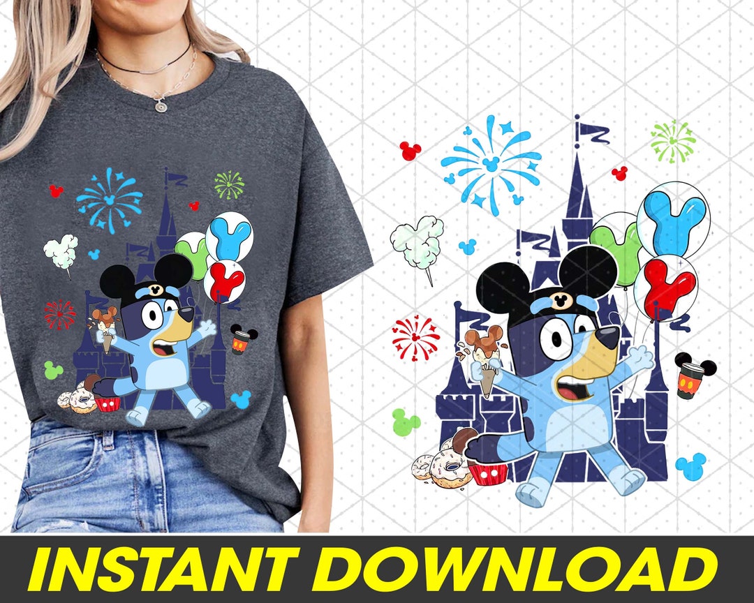Bluey Mickey Mouse PNG, Bluey and Bingo Png, Bluey Family PNG, Bluey ...