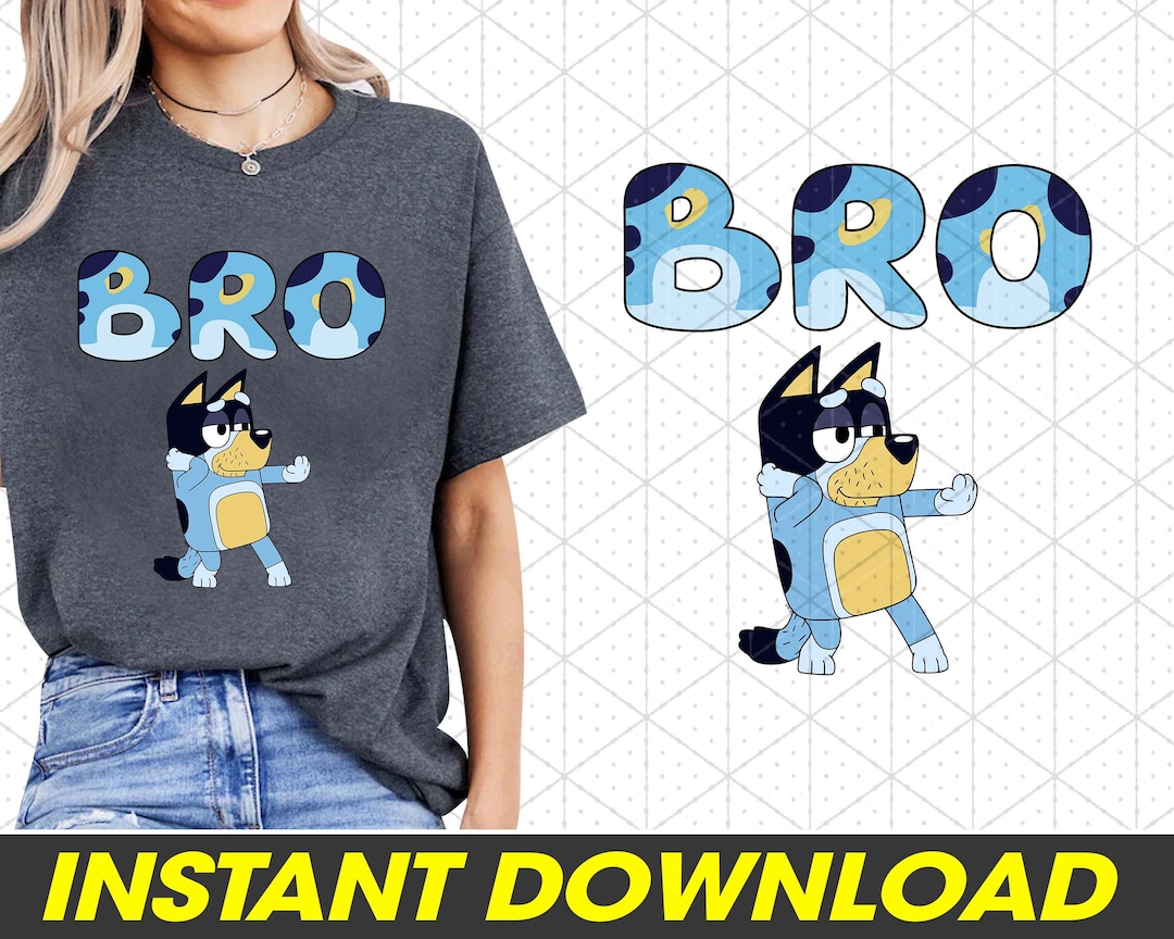 Brother Bluey PNG, Bluey and Bingo, Bluey Family PNG, Bluey Friends Png ...